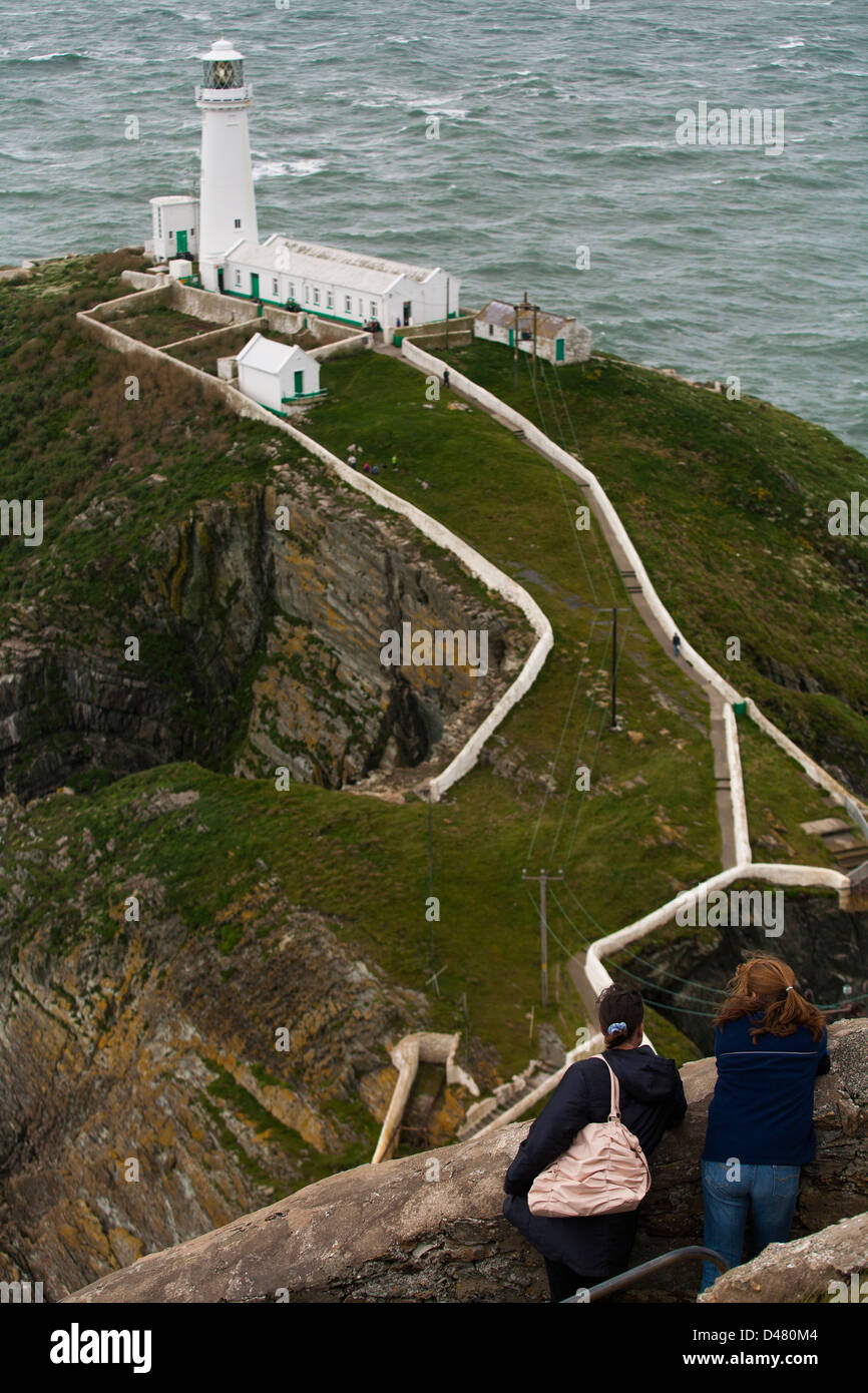 Holyhead south stack lighthouse bridge hi-res stock photography and ...