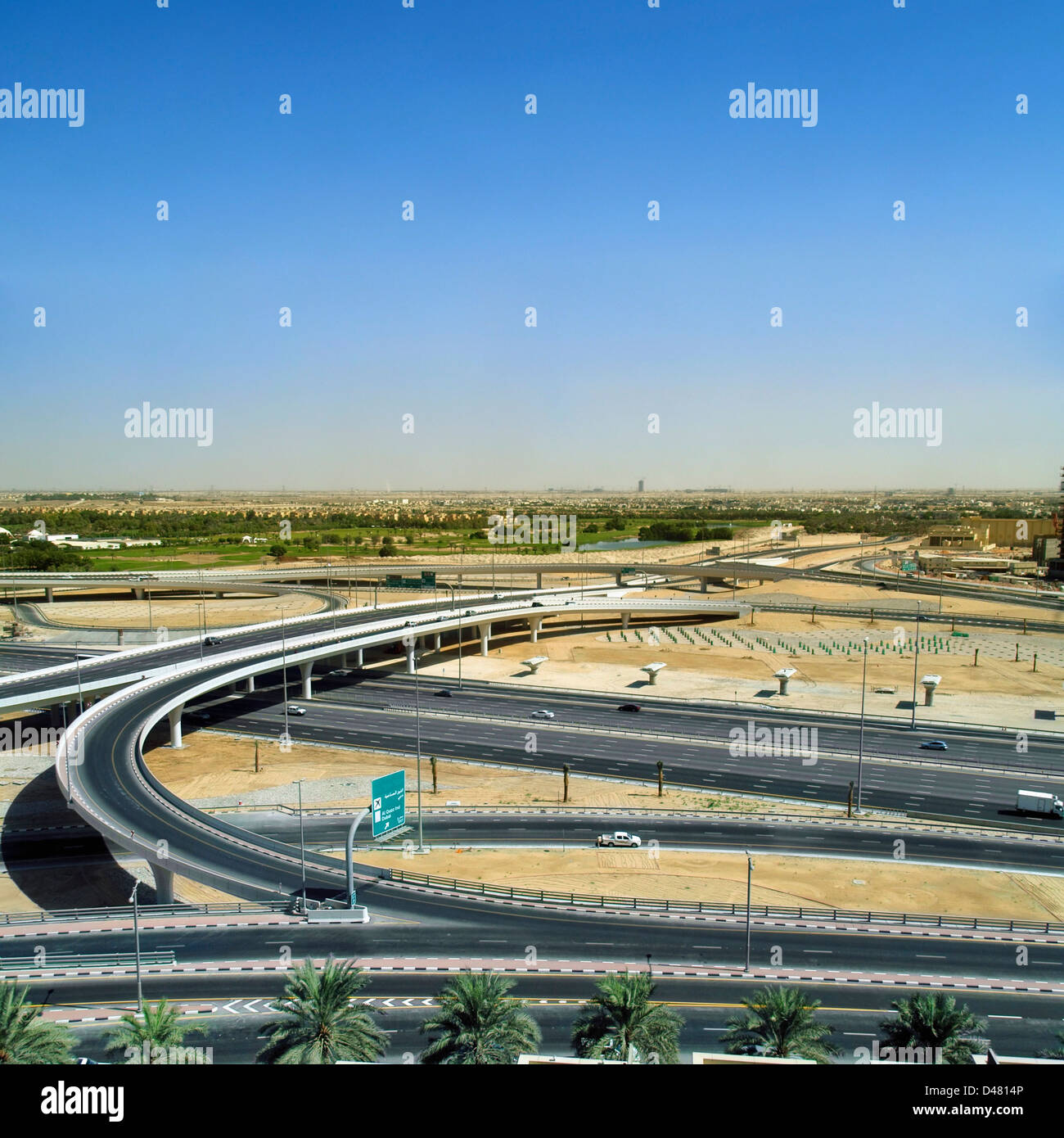 Dubai Flyover Stock Photos & Dubai Flyover Stock Images - Alamy