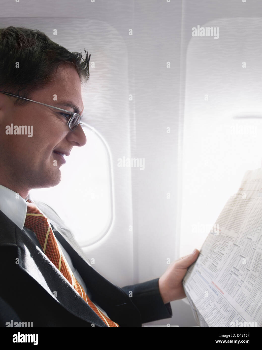 Man sitting on a paper plane hi-res stock photography and images - Alamy