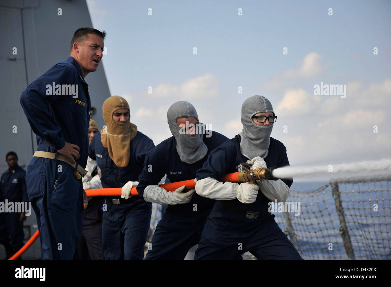 Fire hose handling hi-res stock photography and images - Alamy
