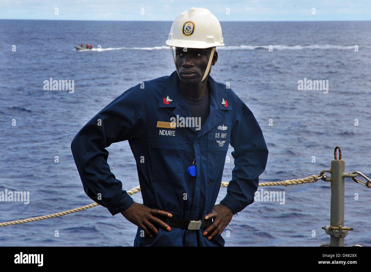 Us navy chief boatswains mate hi-res stock photography and images - Alamy