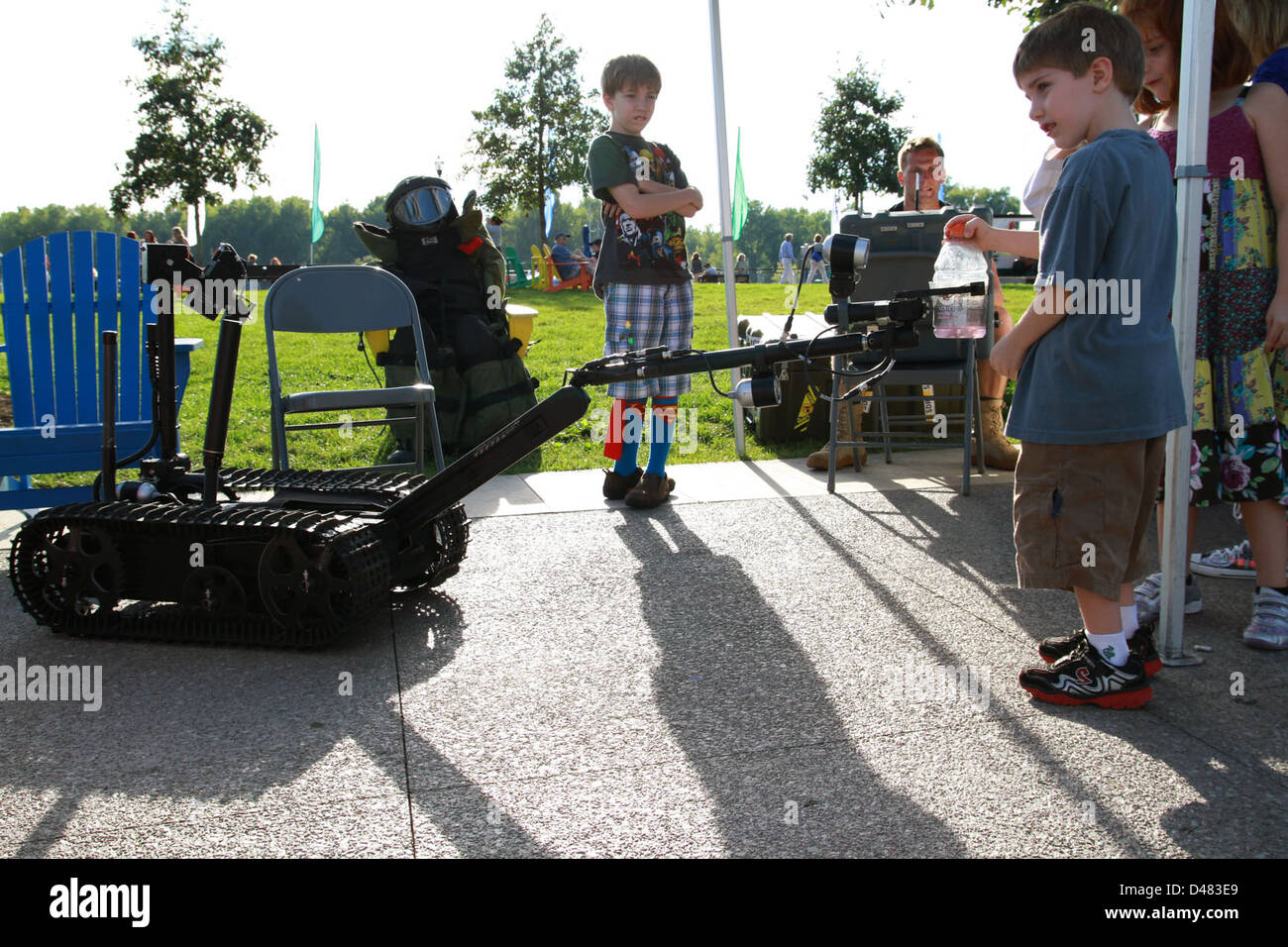 During Buffalo Navy Week, Explosive Ordnance Disposal (EOD) robots are ...