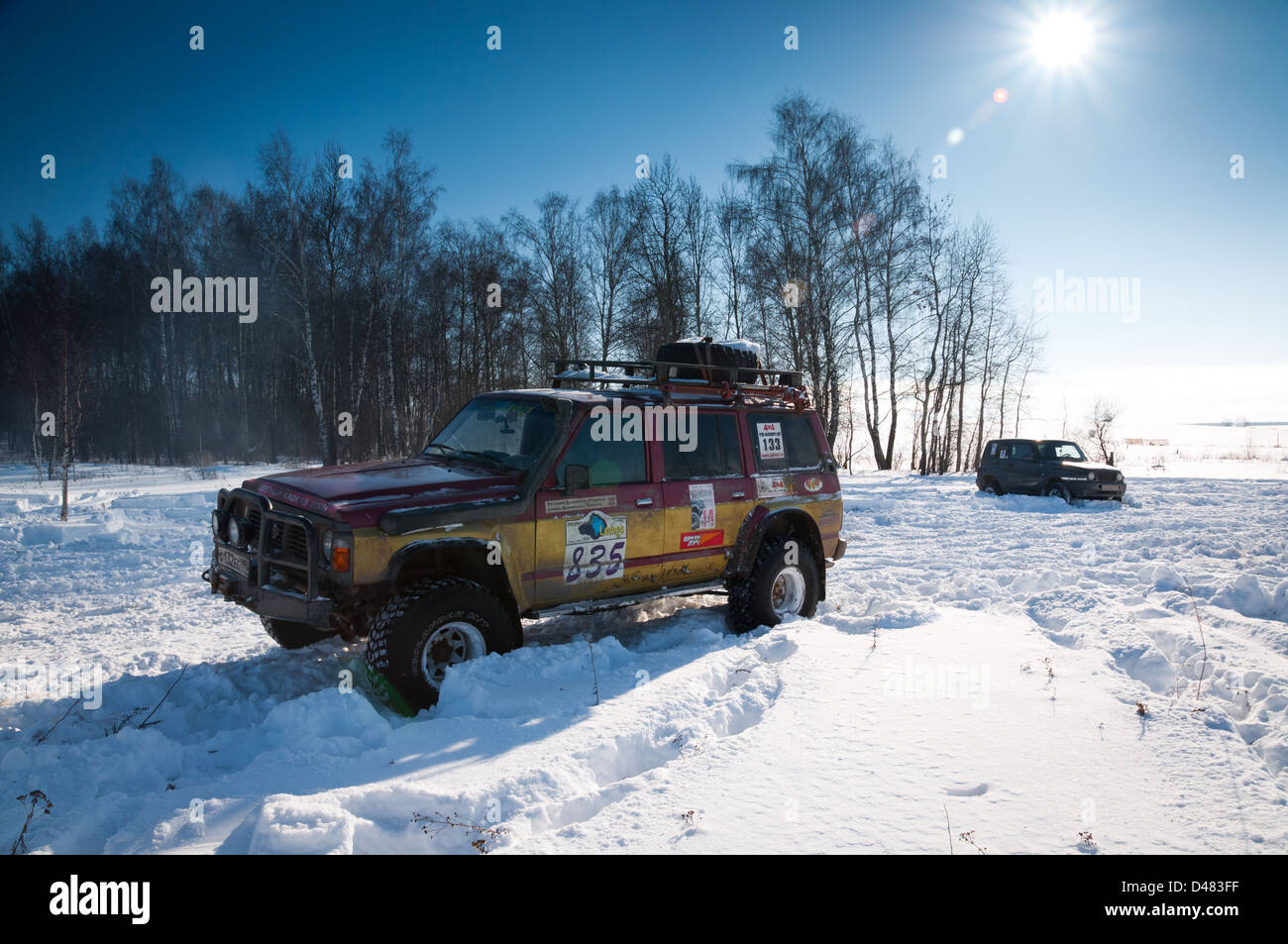 Red nissan patrol hi-res stock photography and images - Alamy