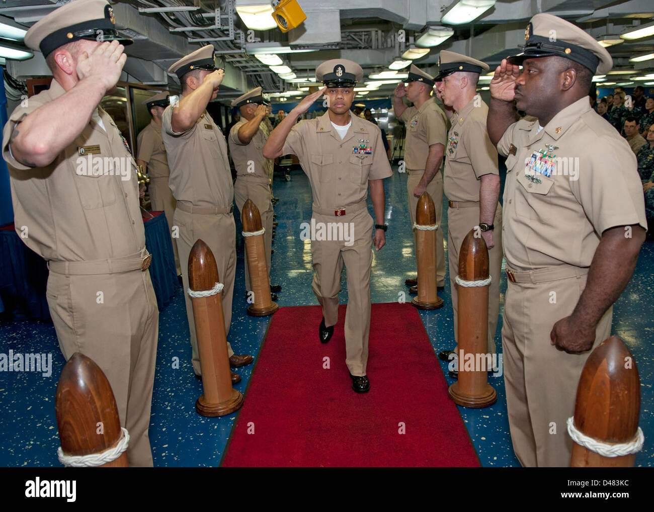 A newly appointed chief salutes fellow military peers, marking a key ...