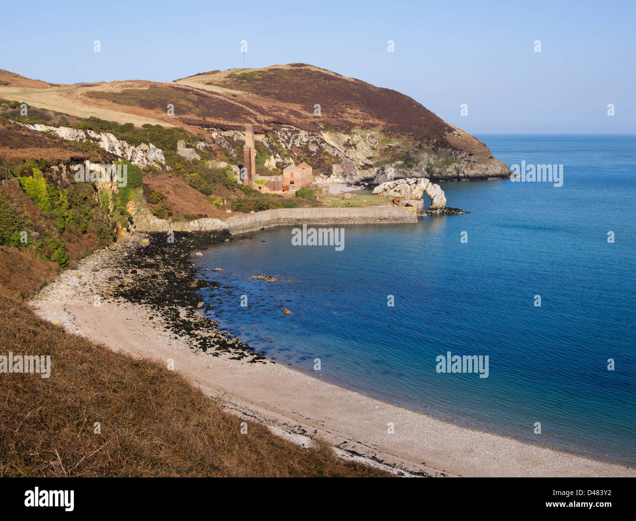 Porth wen beach hi-res stock photography and images - Alamy