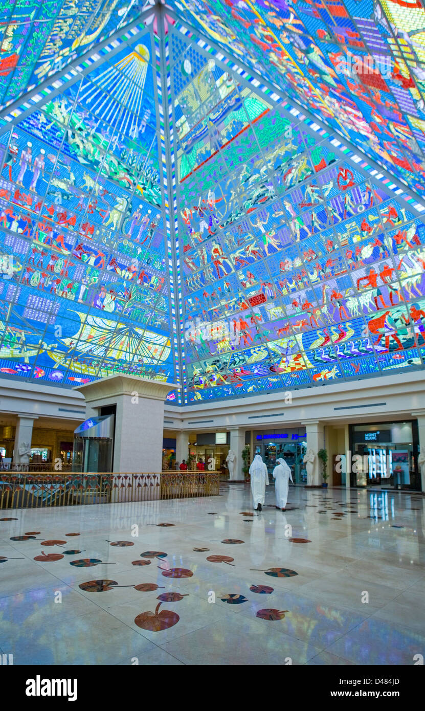 Dubai, the Egyptian style area of the Wafy City Mall Stock Photo - Alamy