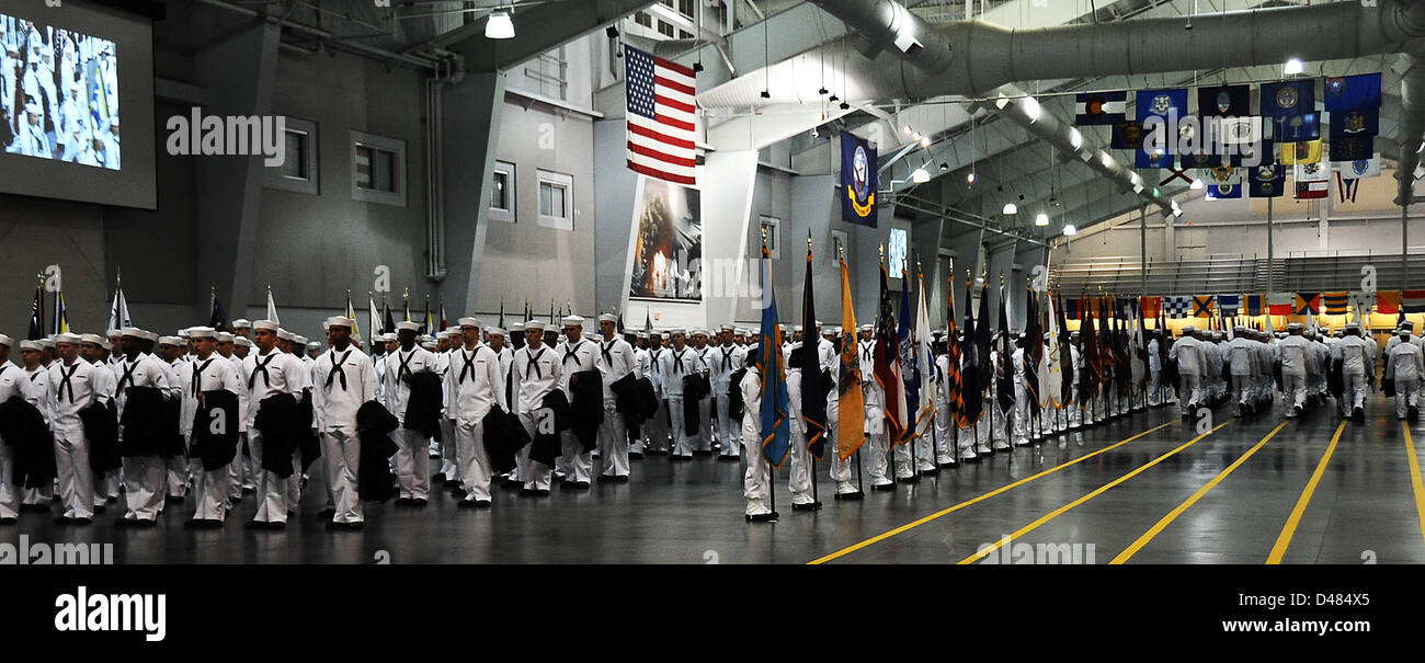 Naval recruit training command great lakes hi-res stock photography and ...