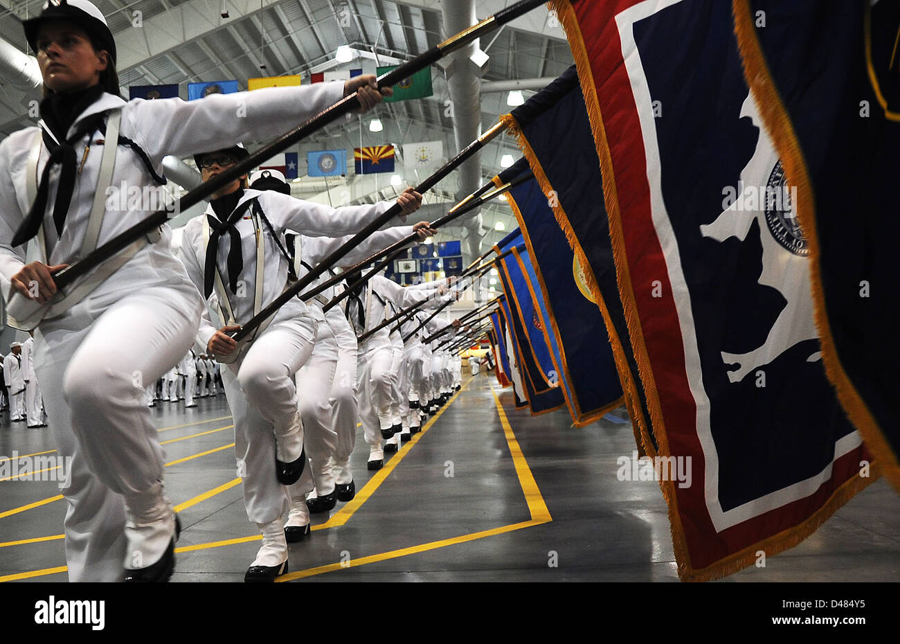 Recruit training command naval station great lakes hi-res stock ...