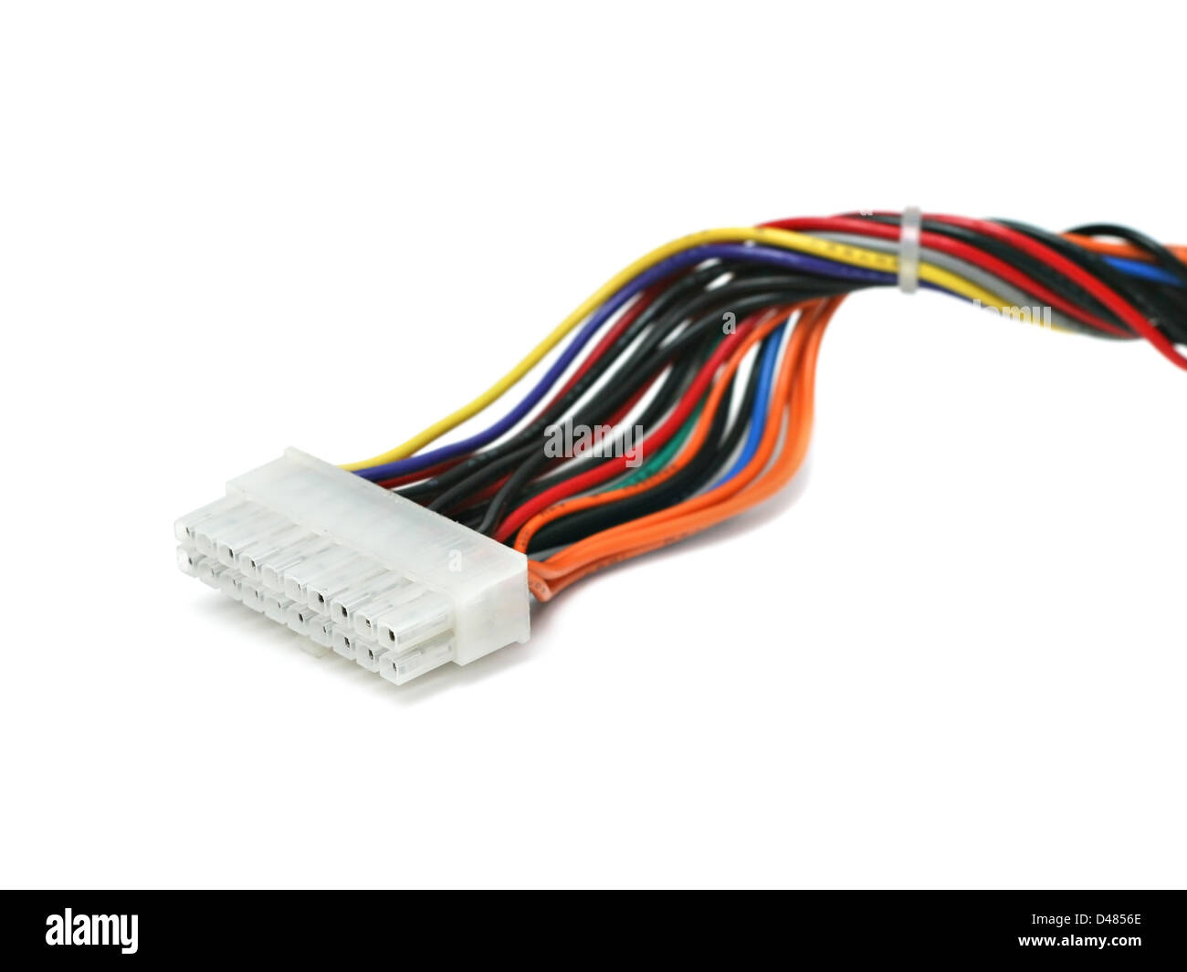 Red network plug isolated on hi-res stock photography and images - Alamy