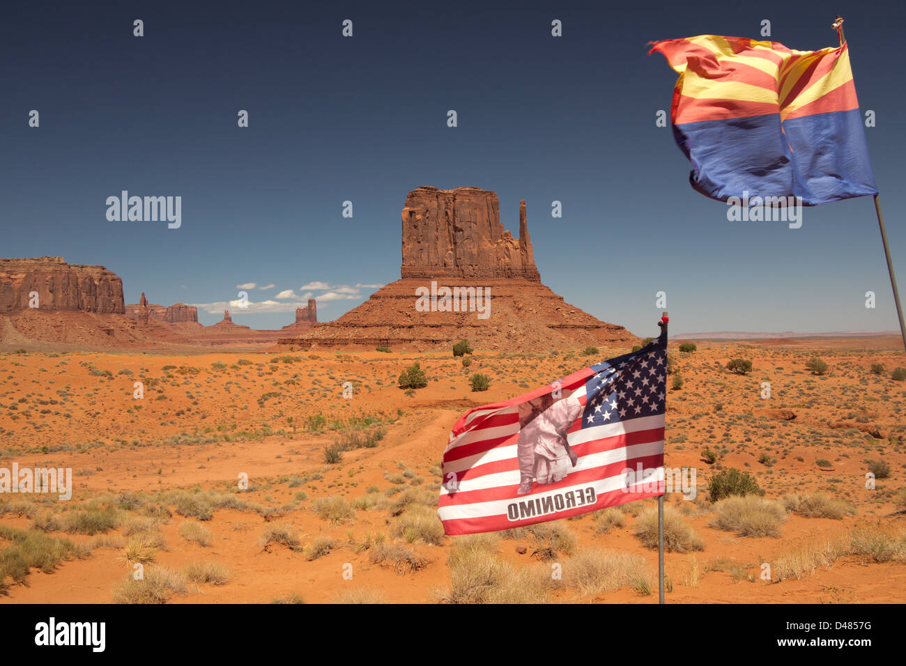 Monument Valley, Arizona-Utah State line, USA Stock Photo - Alamy