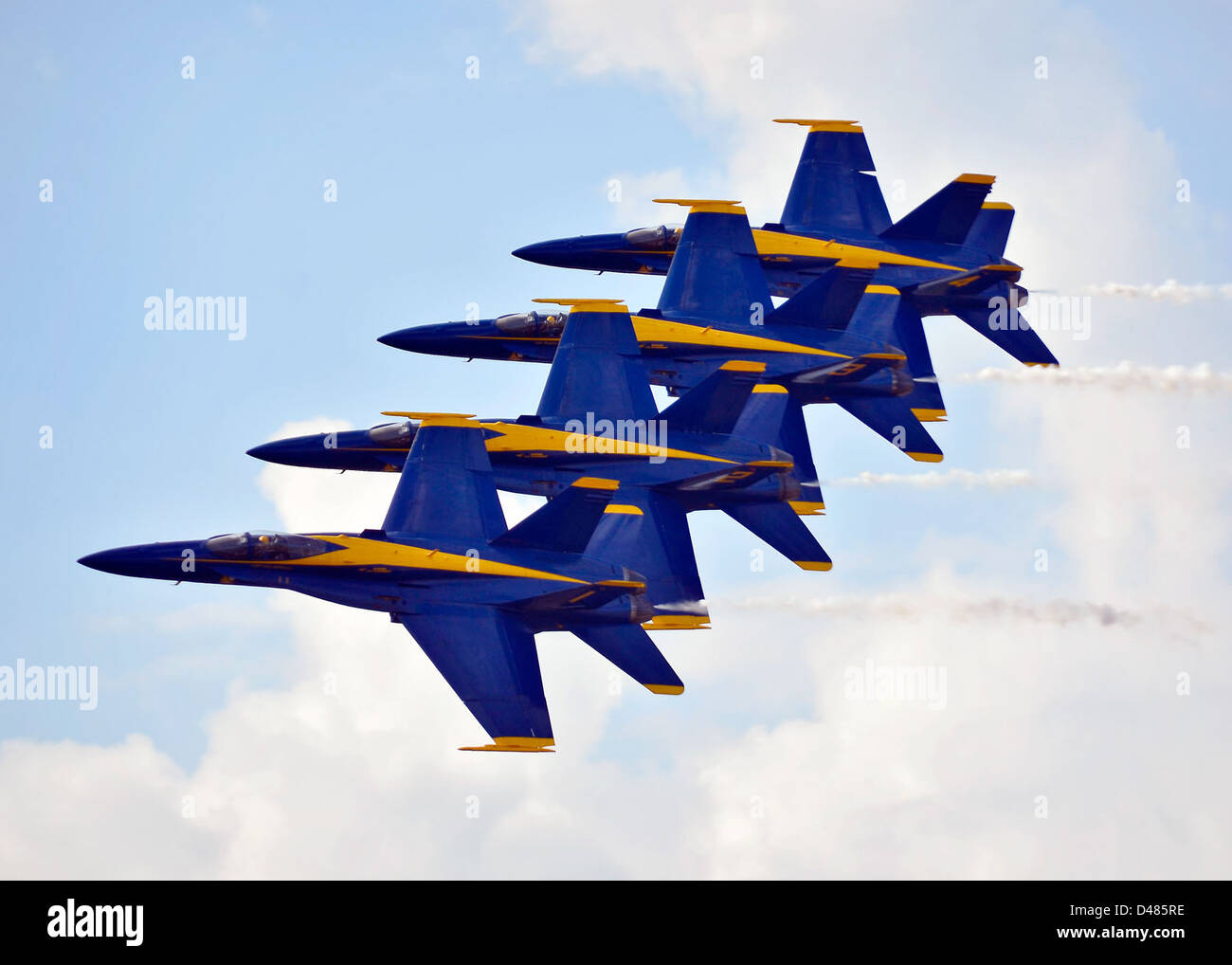 The Blue Angels fly in formation Stock Photo - Alamy