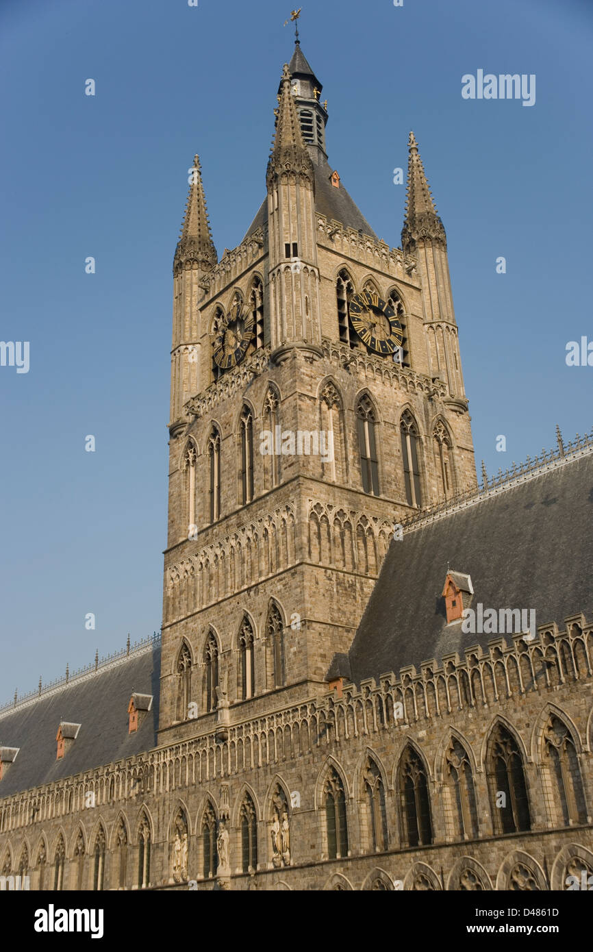 Cloth Hall in Ypres or Ieper Belgium Stock Photo - Alamy