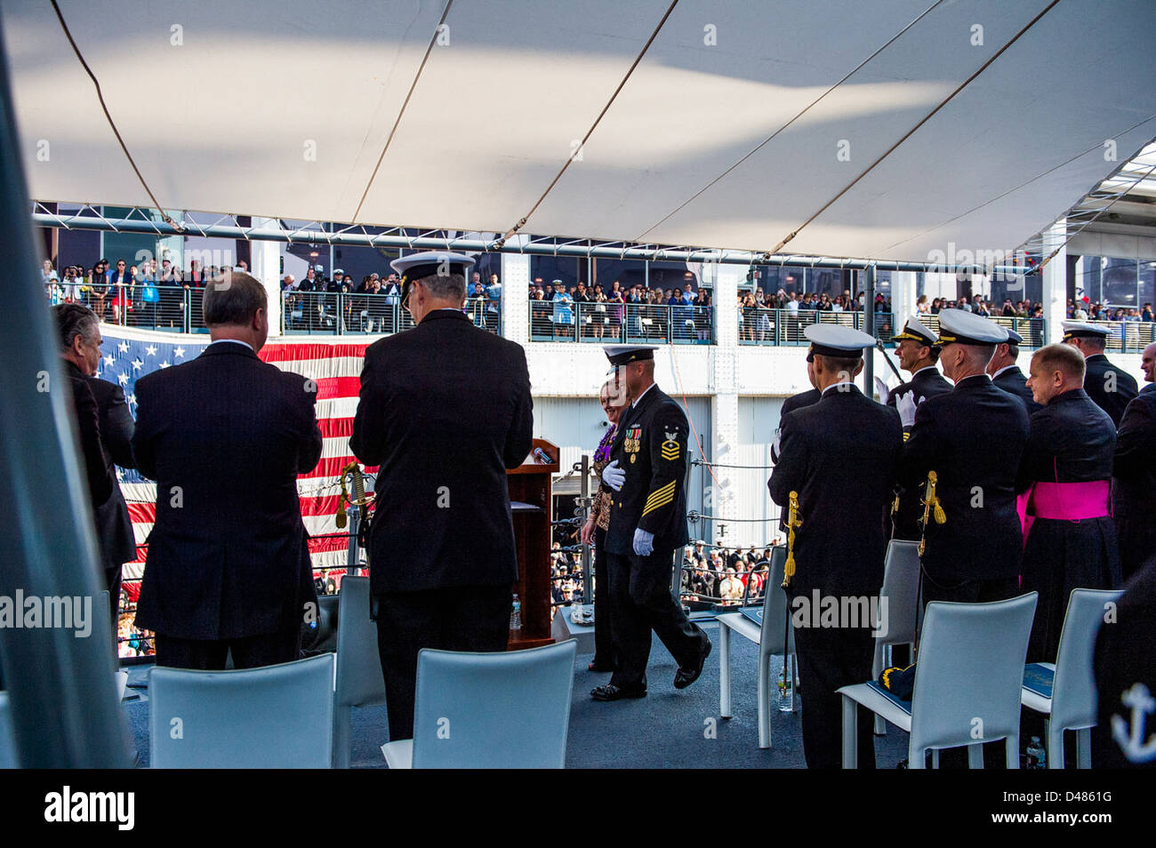 The USS Michael Murphy (DDG 112) is commissioned in New York ...