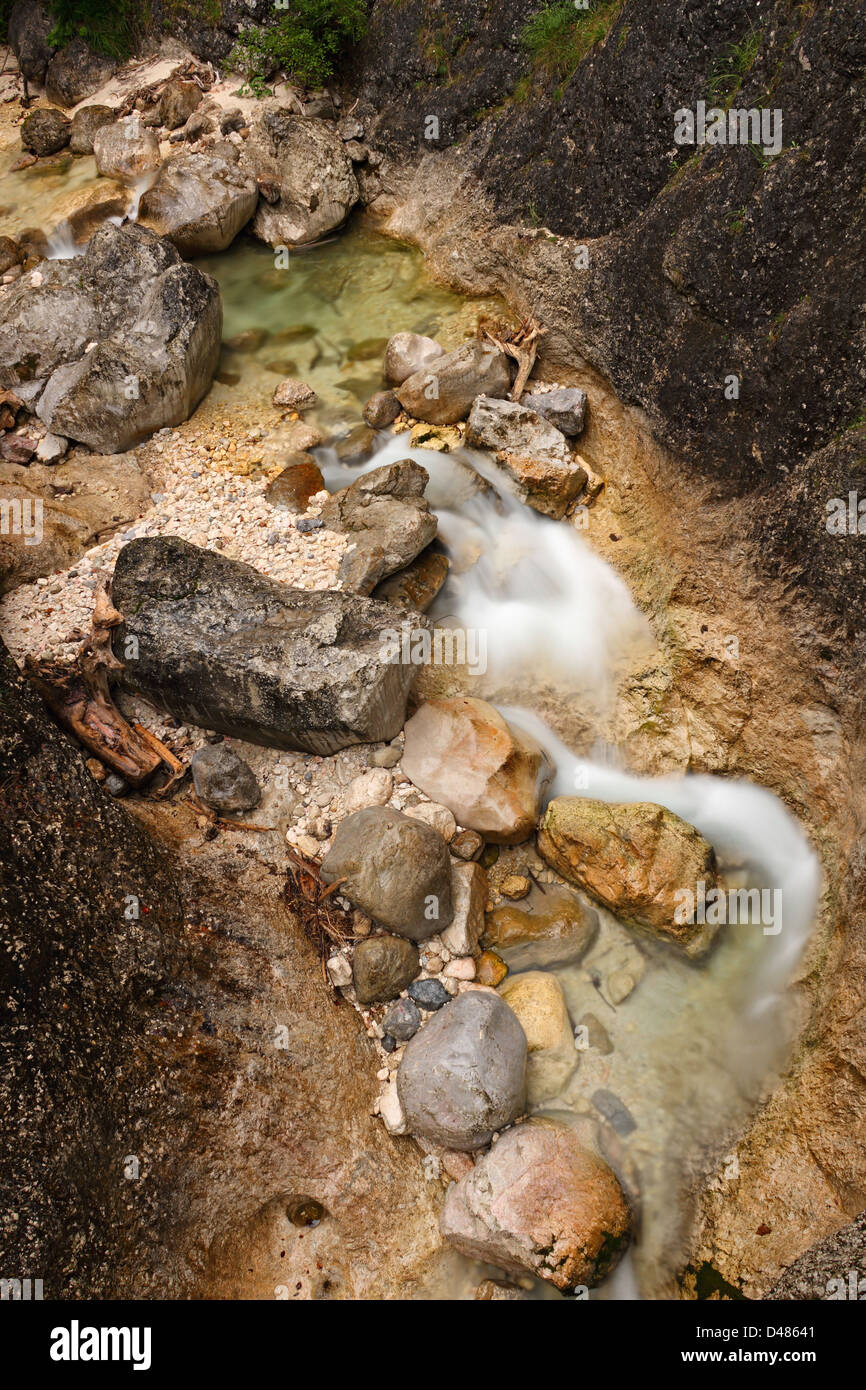 alpine brook in the bavarian alps Stock Photo - Alamy