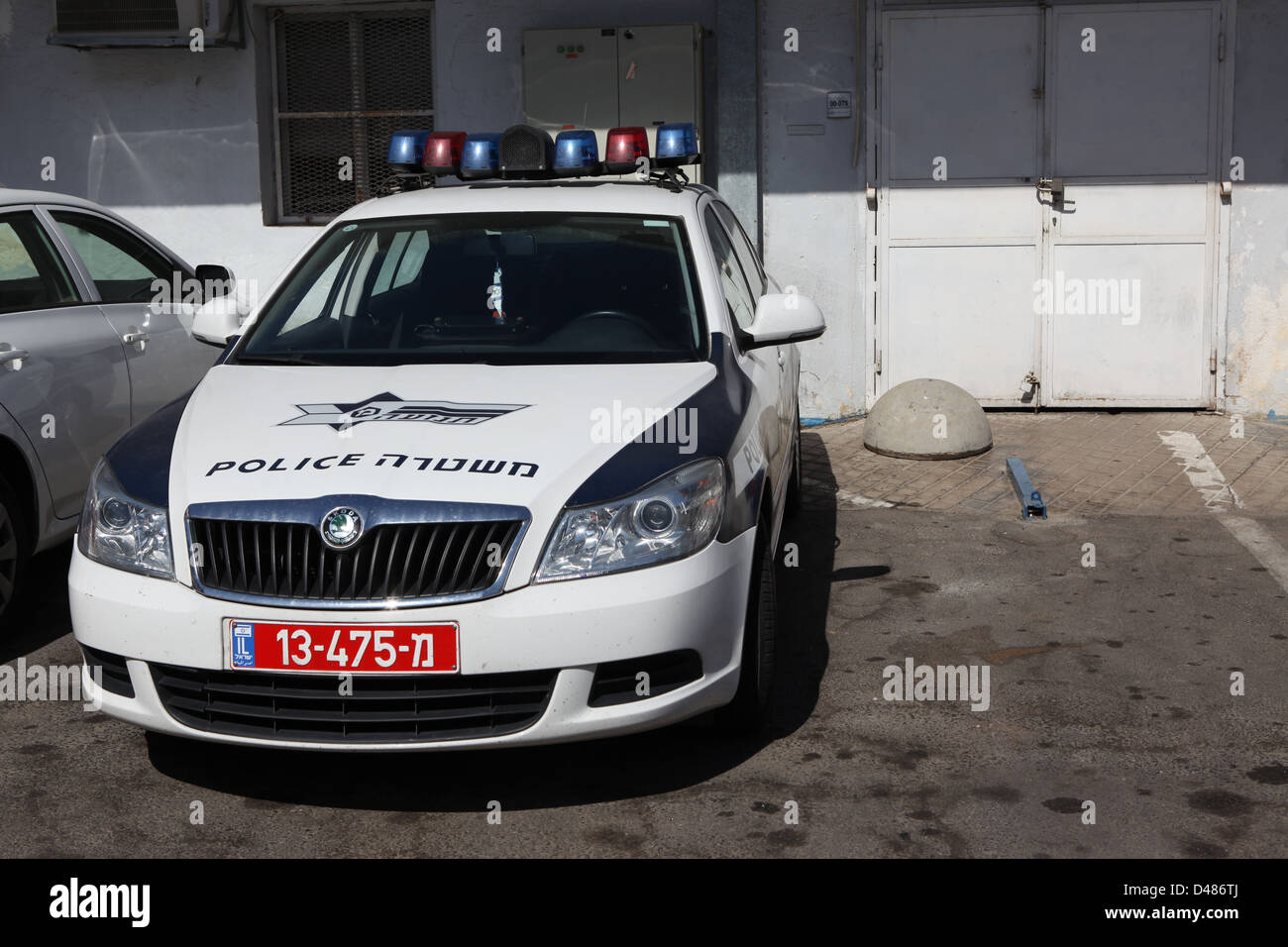 Israel's Police car Stock Photo - Alamy