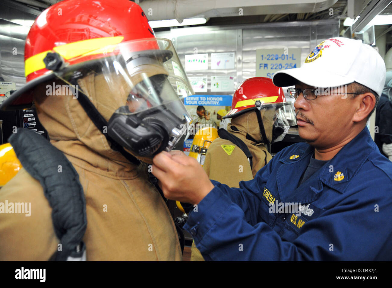 Donning gear hi-res stock photography and images - Alamy