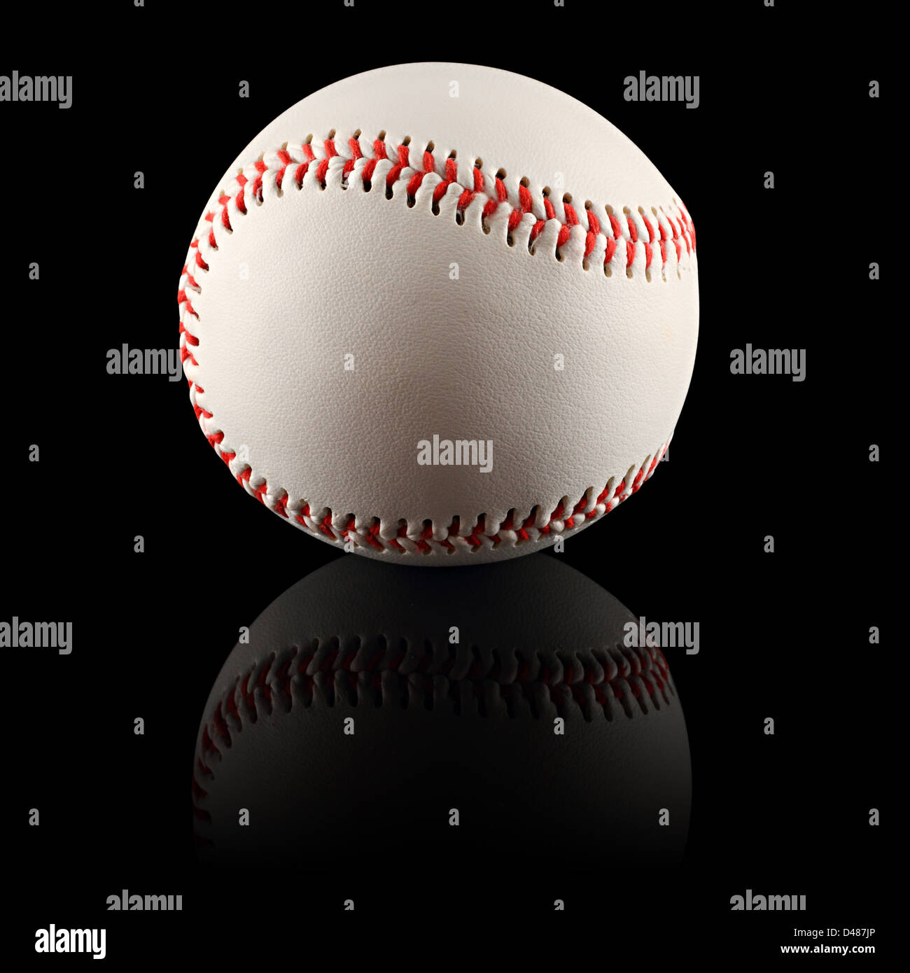 an baseball in front of black background Stock Photo - Alamy