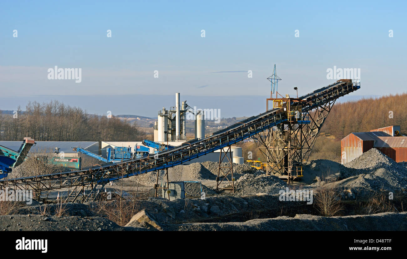 The Cemex Shap Blue Granite Works. Shap, Cumbria, England, United ...