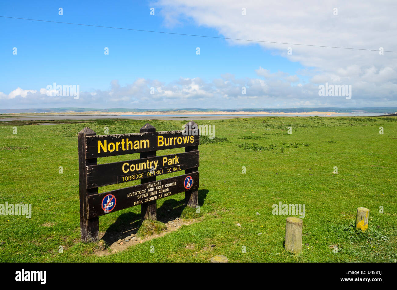 Northam Burrows Country Park, Northam, Devon, England Stock Photo - Alamy