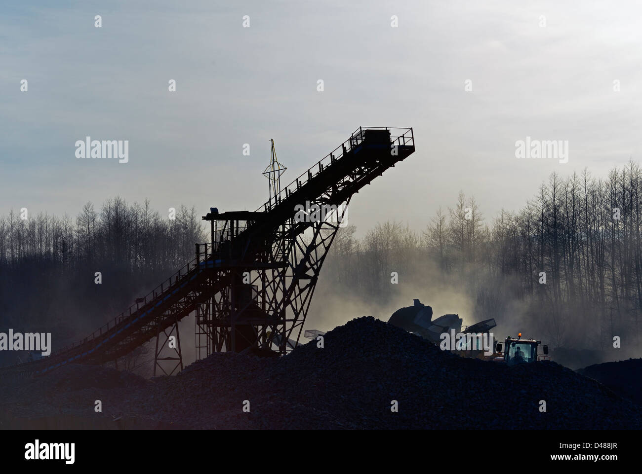 The Cemex Shap Blue Granite Works. Shap, Cumbria, England, United ...