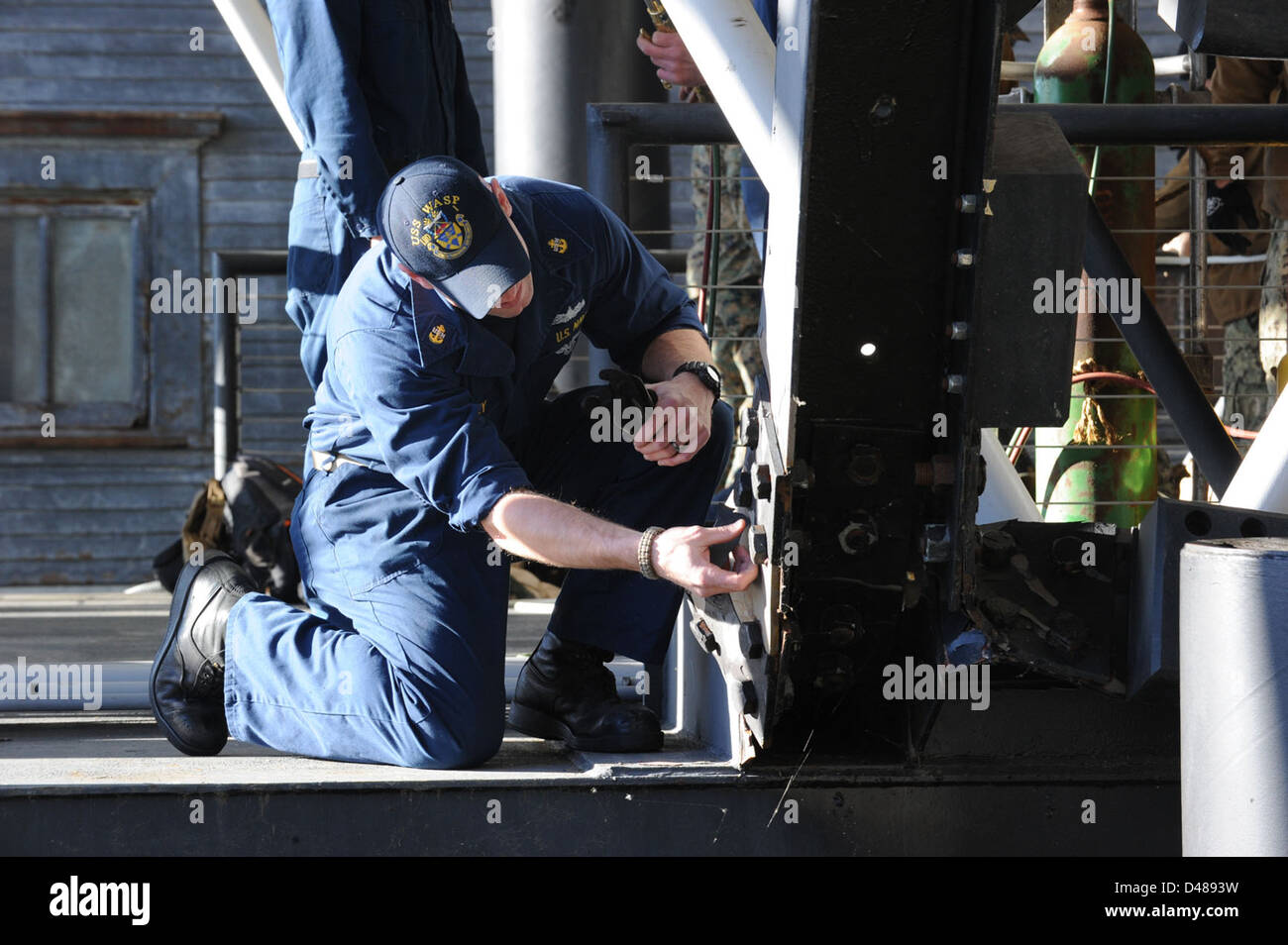 Sailors assist at Hoboken Transit Terminal Stock Photo - Alamy Sailors assist at Hoboken Transit Terminal Stock Photo - Alamy