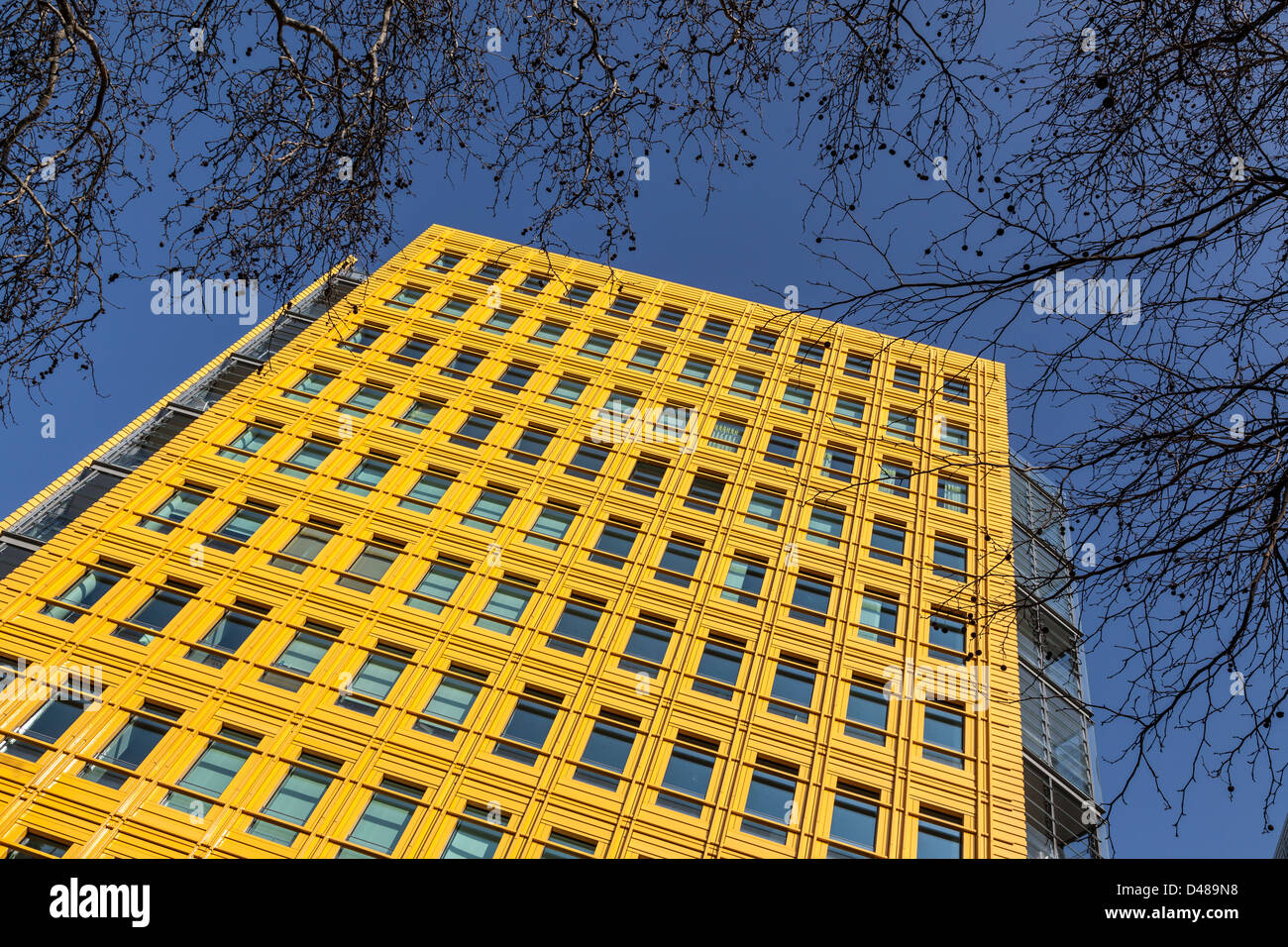 Colourful Modern Designed Building in London Stock Photo - Alamy