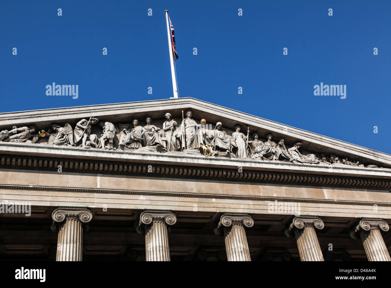 Main Entrance to British Museum Stock Photo - Alamy