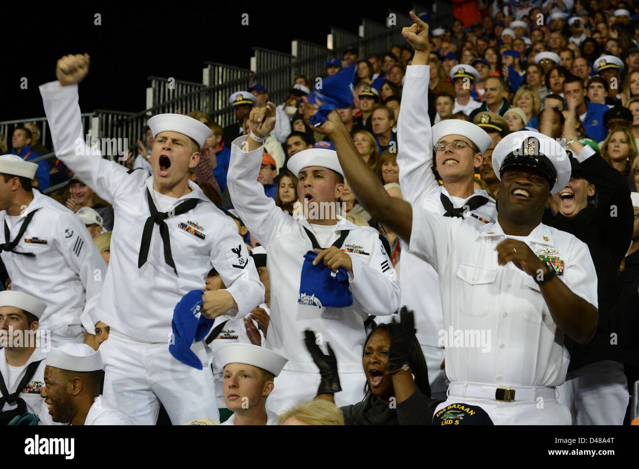 The Navy-Marine Corps Classic, a sporting event, takes place aboard USS ...