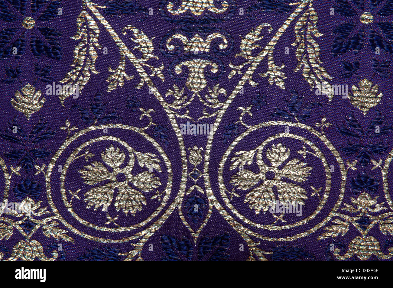 Lectern cloth, St. Peter`s Church, Willersey, Gloucestershire, England ...