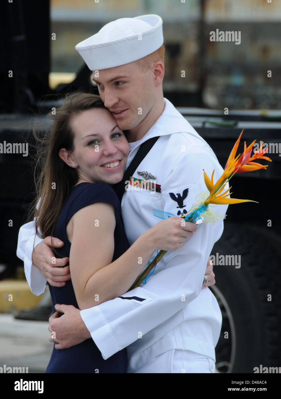 U s navy sailor wife during hi-res stock photography and images - Alamy