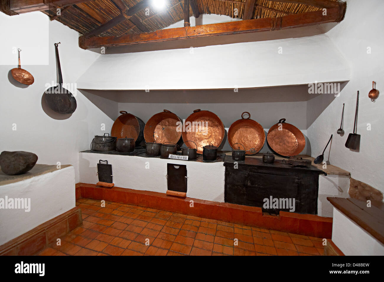 kitchen in convent, Convento de Santa Teresa, Potosi, Bolivia, South ...
