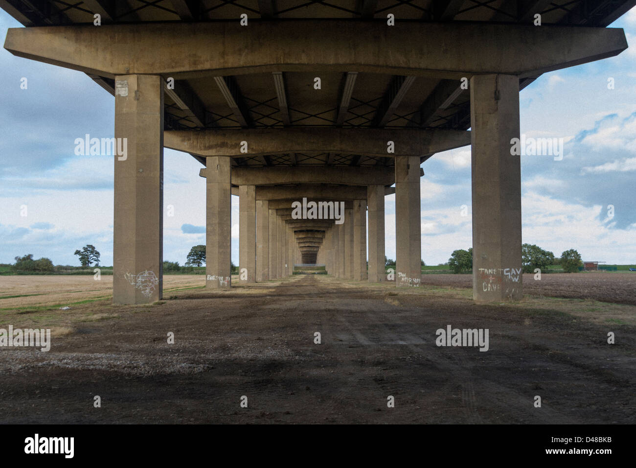 M62 Ouse bridge at Goole, East Yorkshire, UK Stock Photo - Alamy