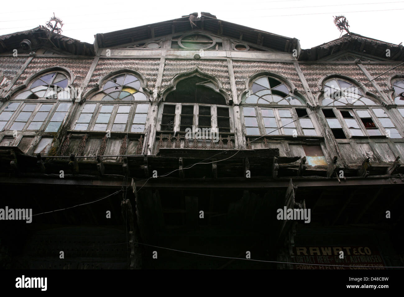 Old shop house on Kulri Bazaar, Landour Stock Photo - Alamy