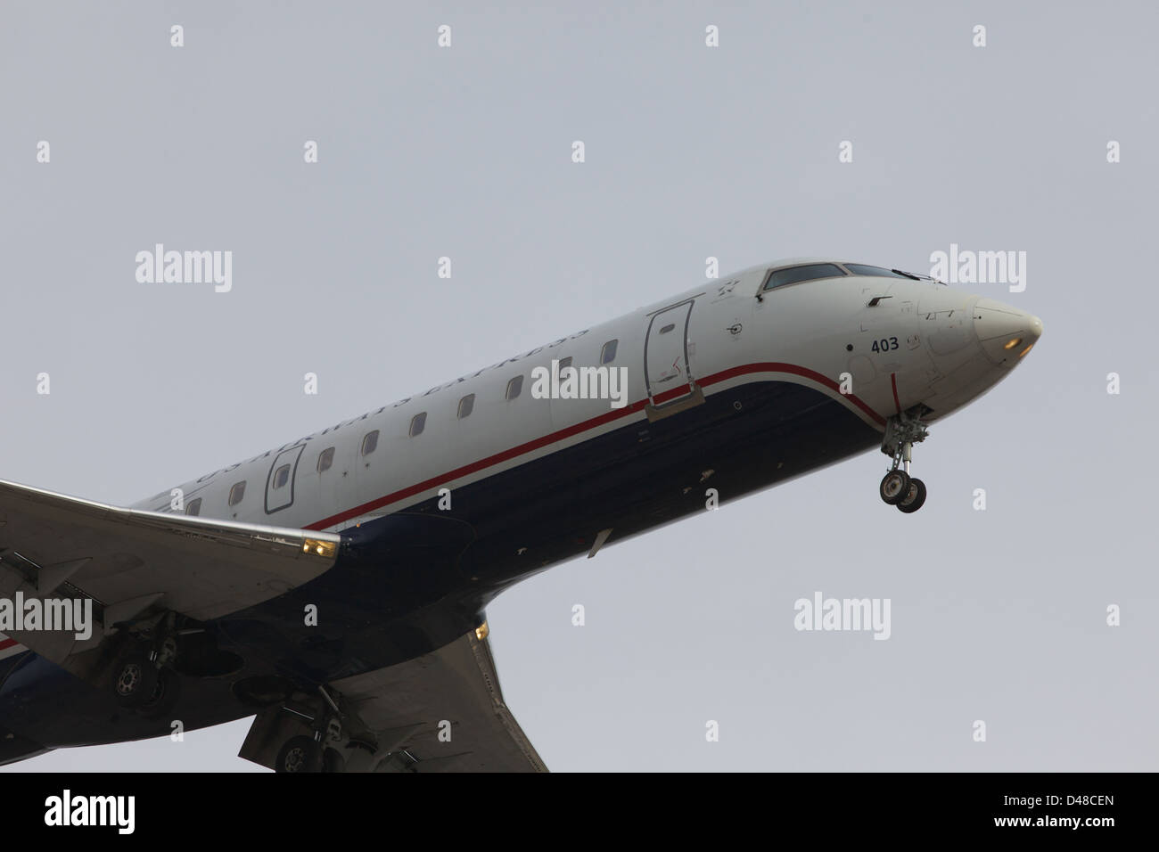 Plane Landing at Pearson Airport, Toronto, Canada Stock Photo - Alamy