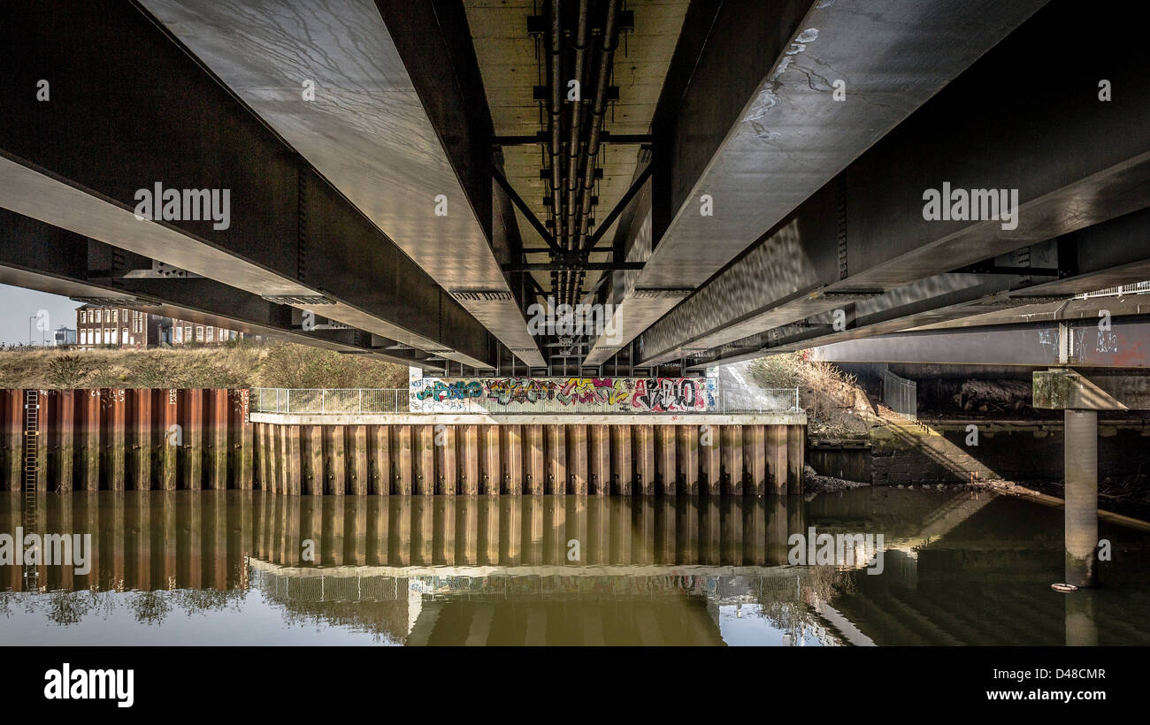 Clydeside Expressway underpass. Glasgow, Scotland, UK Stock Photo - Alamy