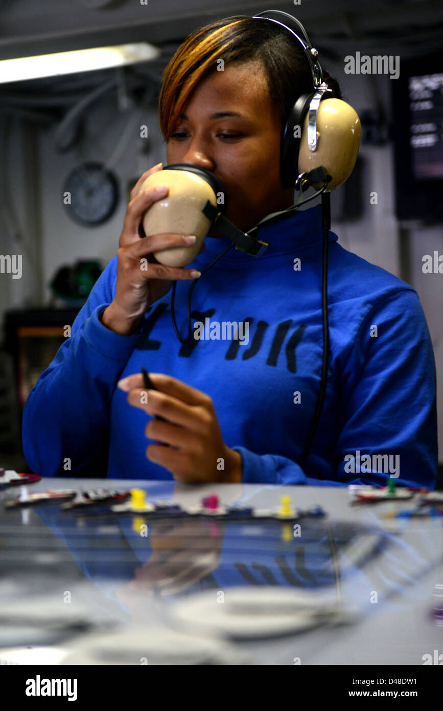 Flight deck control personnel hi-res stock photography and images - Alamy