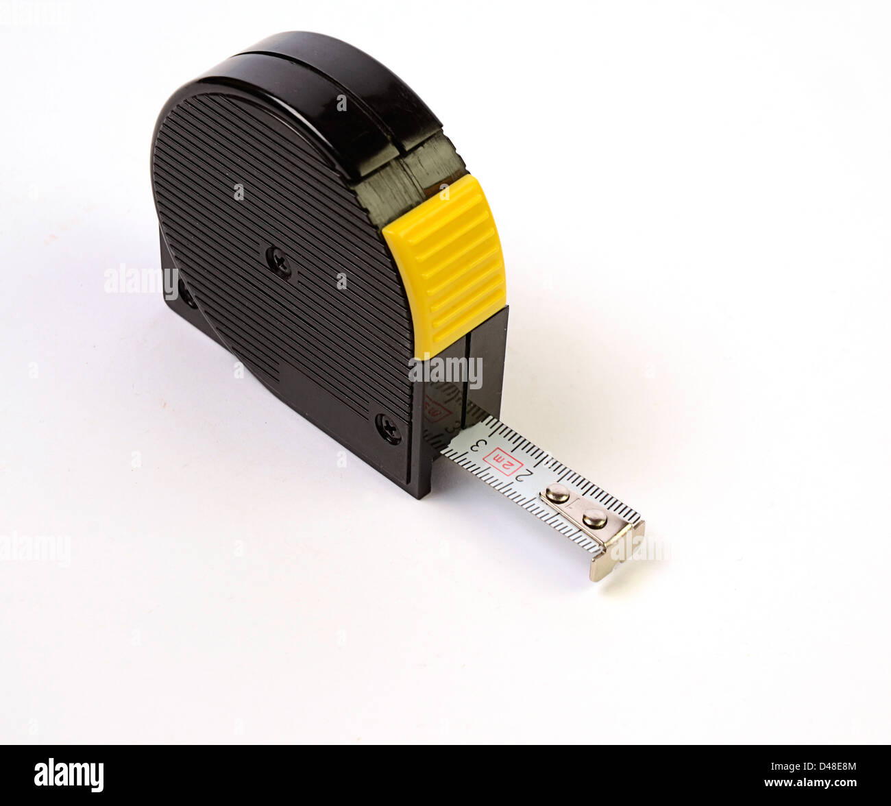 Professional measuring tape on a white background Stock Photo - Alamy