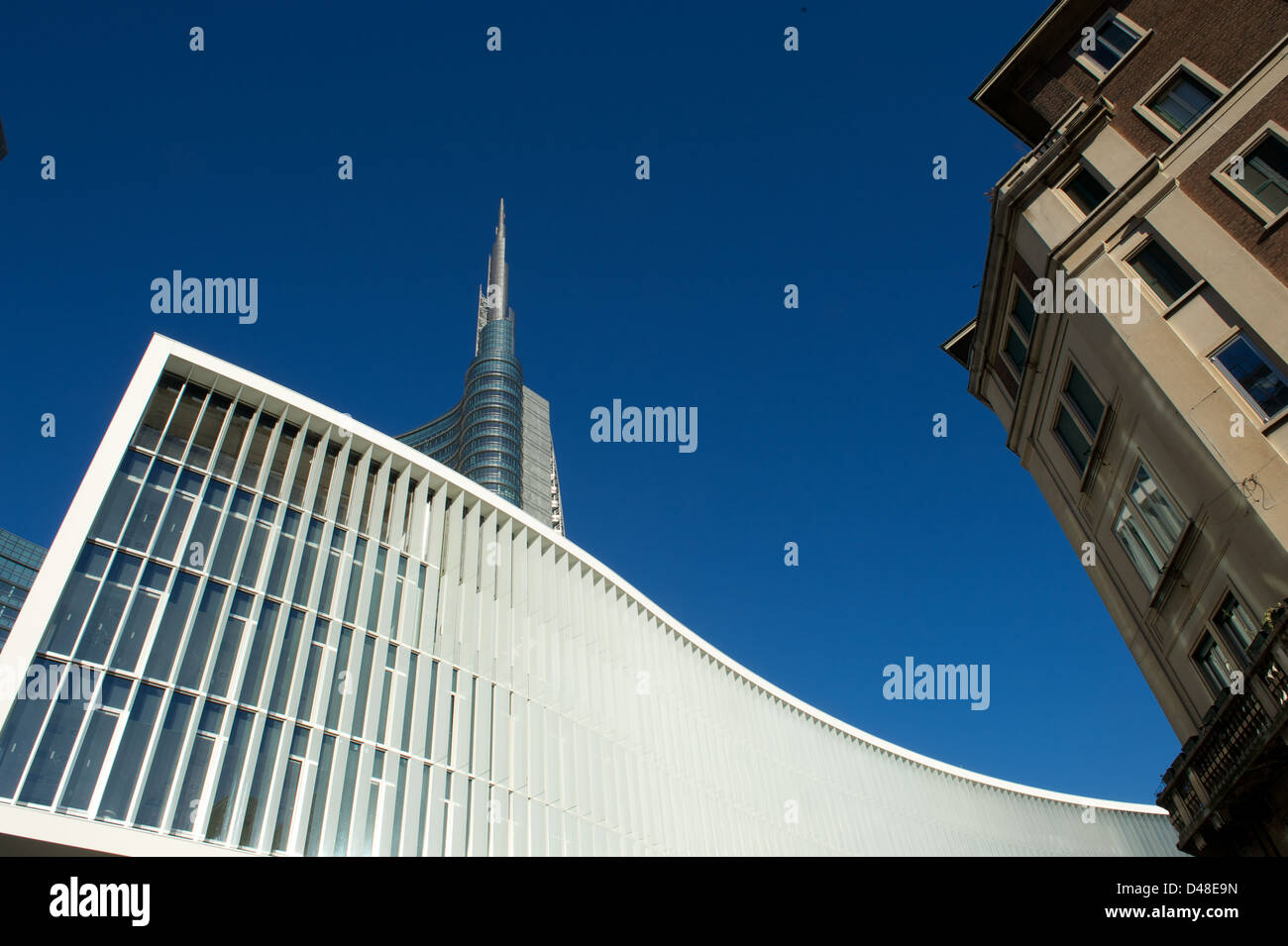 Milan,Italy,Garibaldi Tower building Stock Photo - Alamy