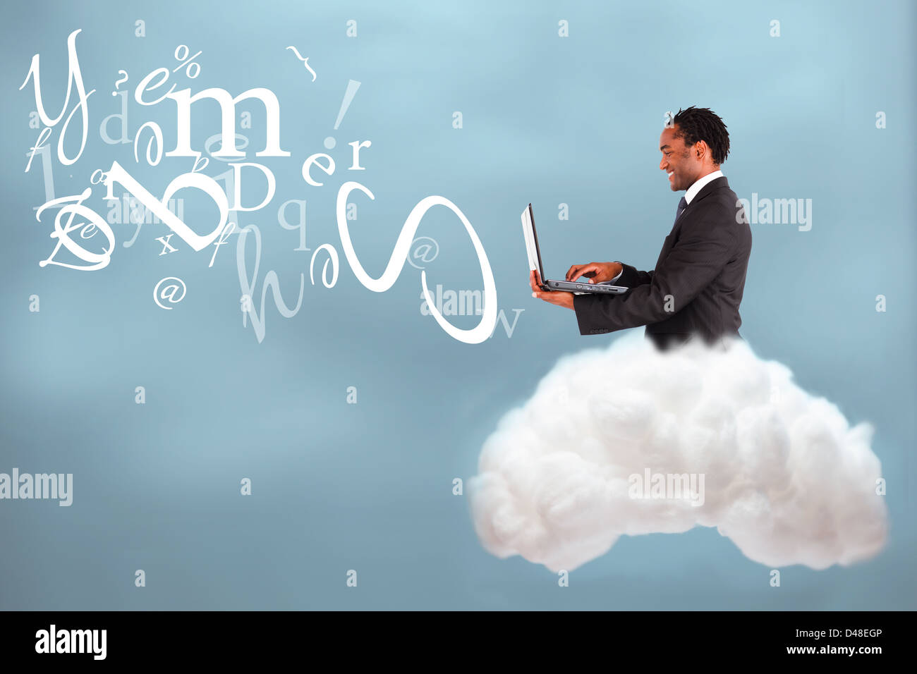 Illustration connected cloud icon hi-res stock photography and images ...