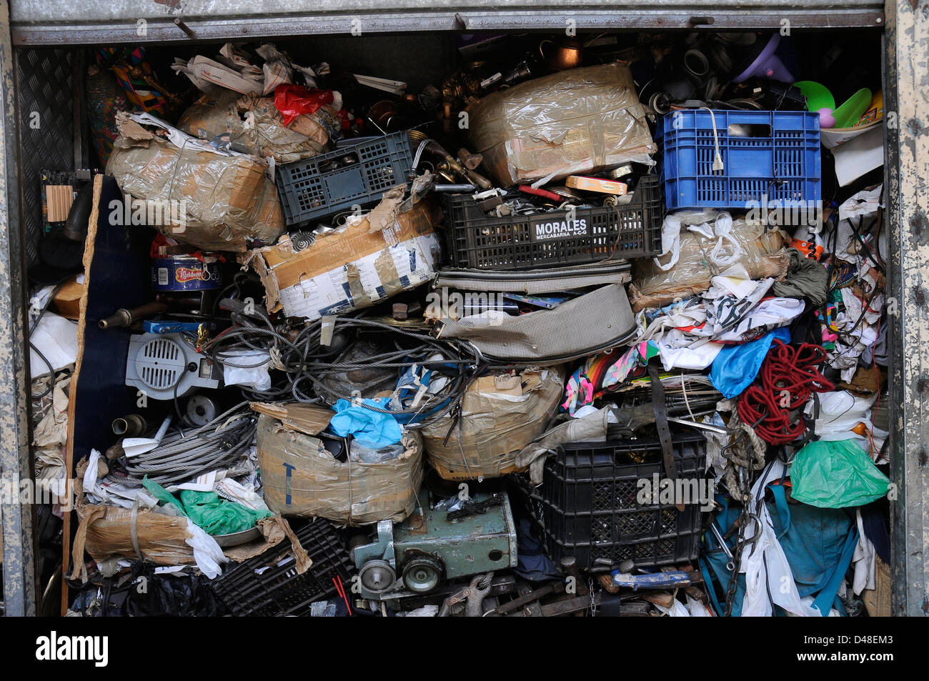 waste cupboard garbage cupboard trash wardrobe Stock Photo - Alamy