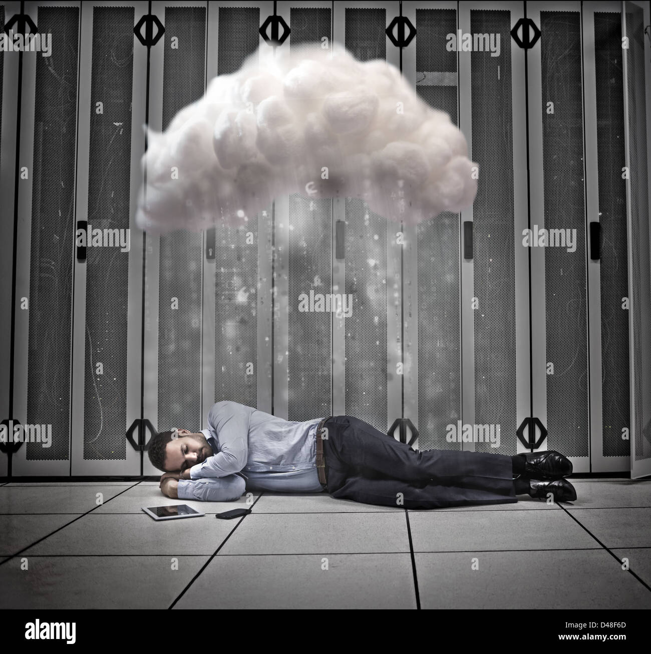 Napping at work hi-res stock photography and images - Alamy