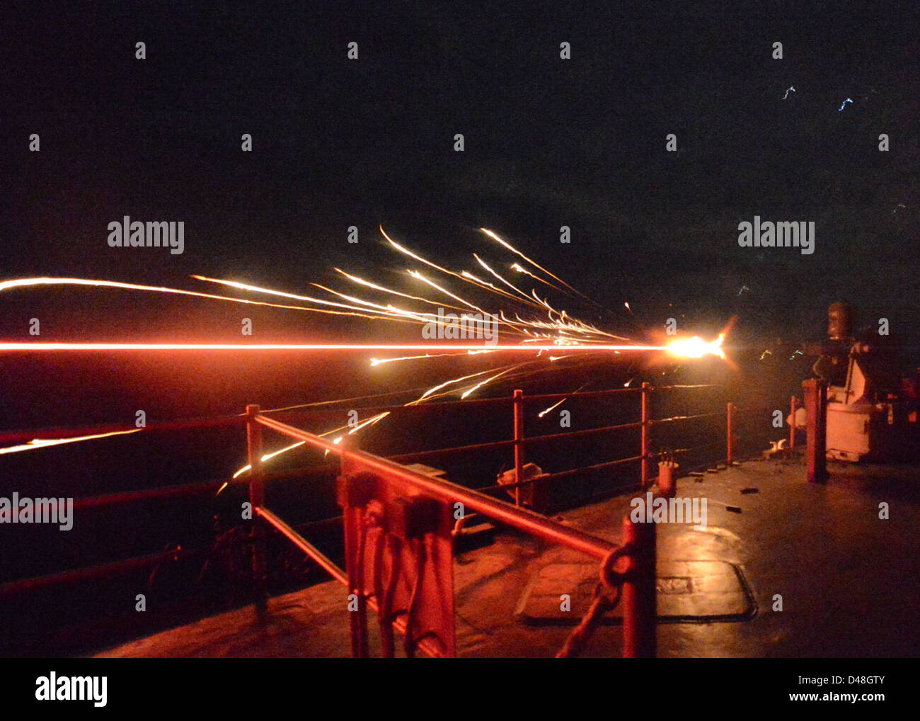 Tracer rounds fired from hi-res stock photography and images - Alamy