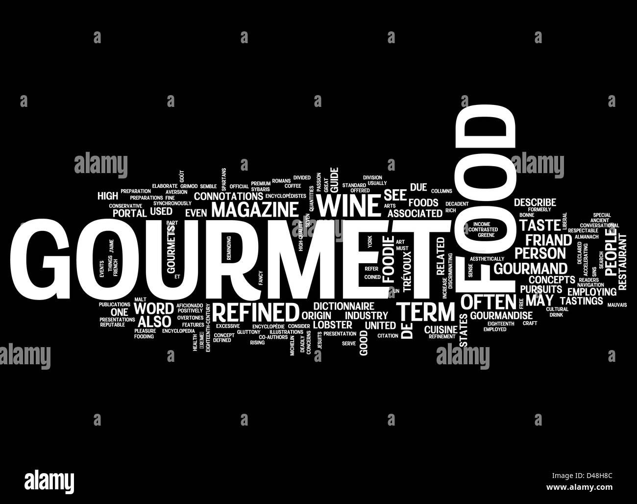Gourmet food paris Black and White Stock Photos & Images - Alamy