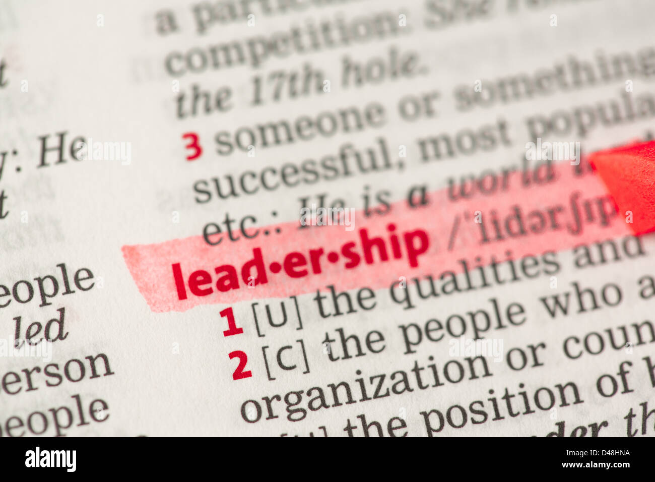 Oxford Dictionary Definition Of Leadership - Design Talk