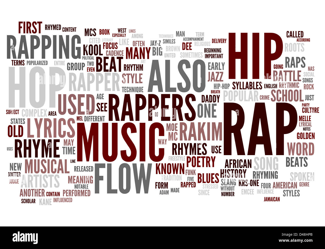 Rapping silhouette hi-res stock photography and images - Alamy