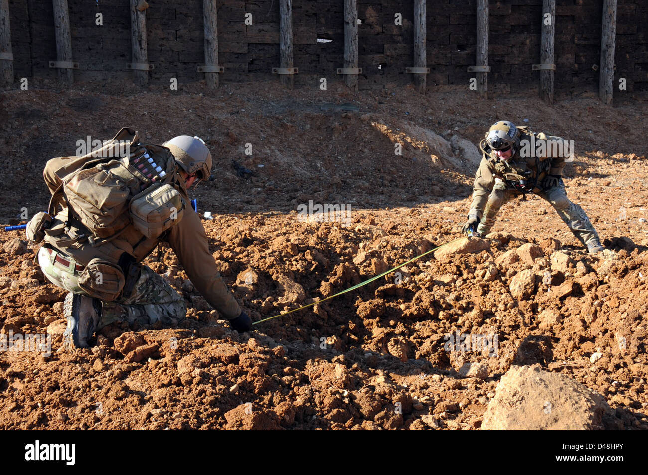 Blast crater hi-res stock photography and images - Alamy