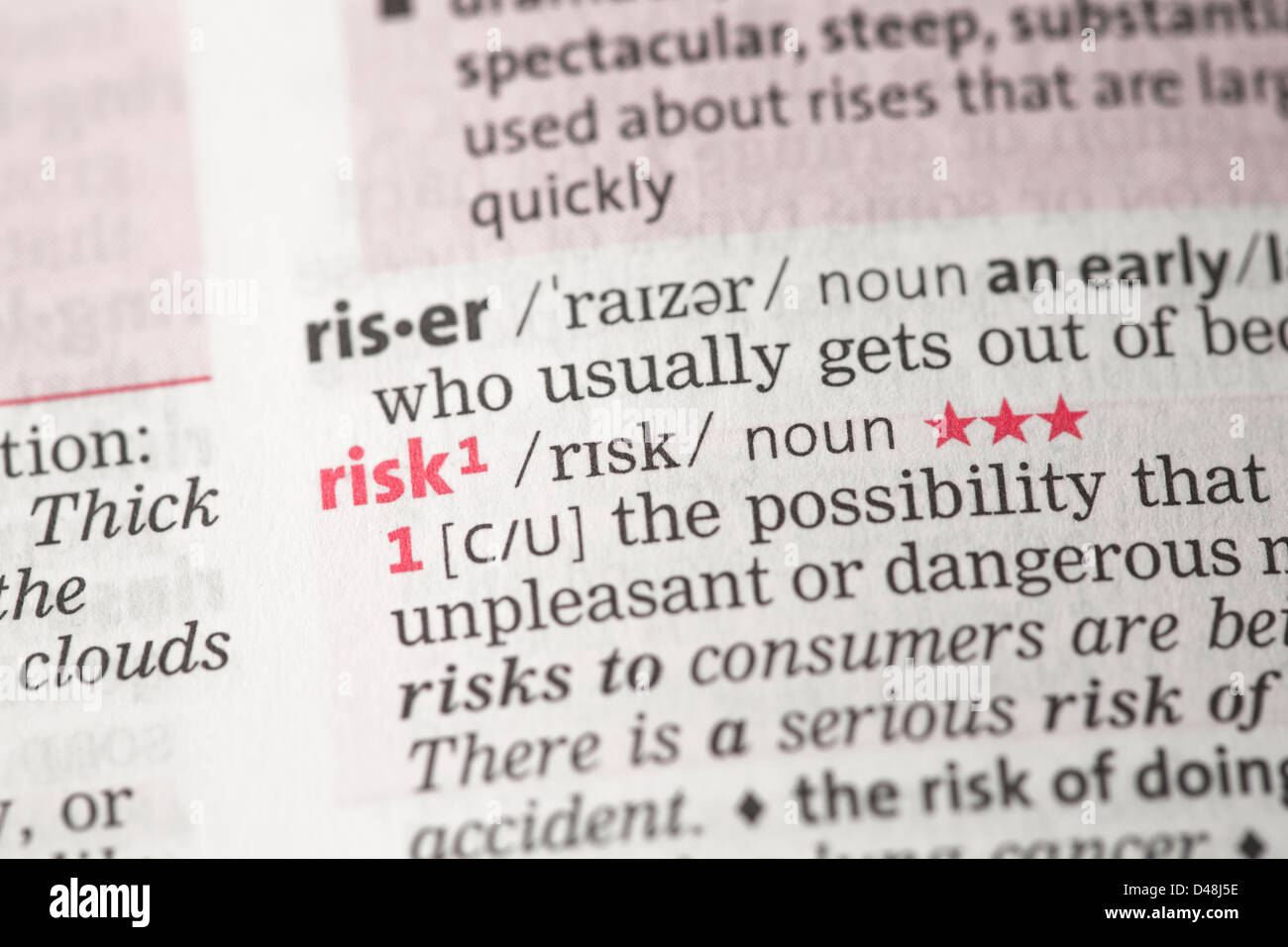 Close up risk hi-res stock photography and images - Alamy