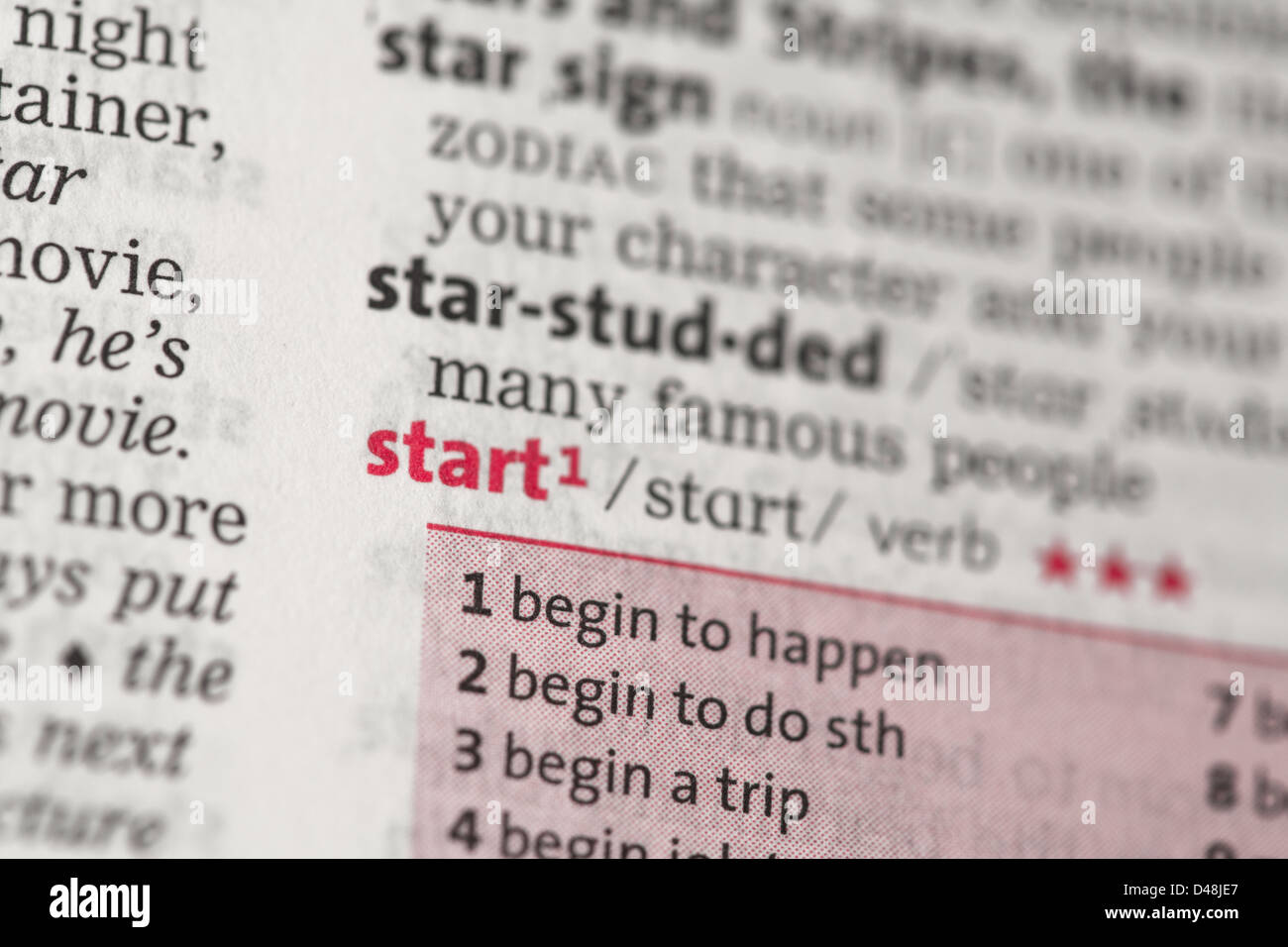 Start of page hi-res stock photography and images - Alamy