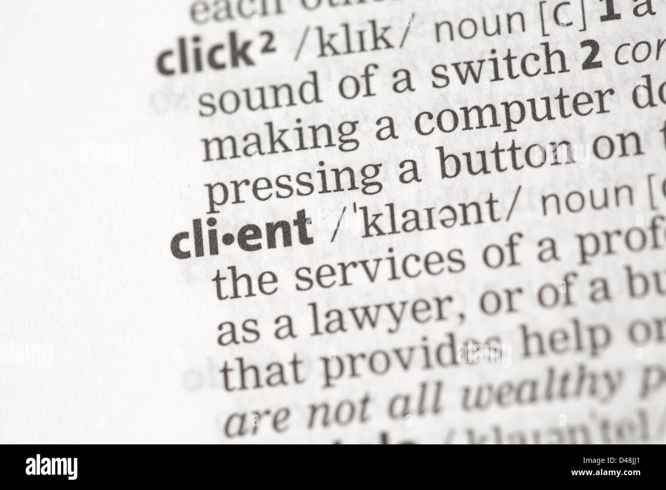 No client hi-res stock photography and images - Alamy