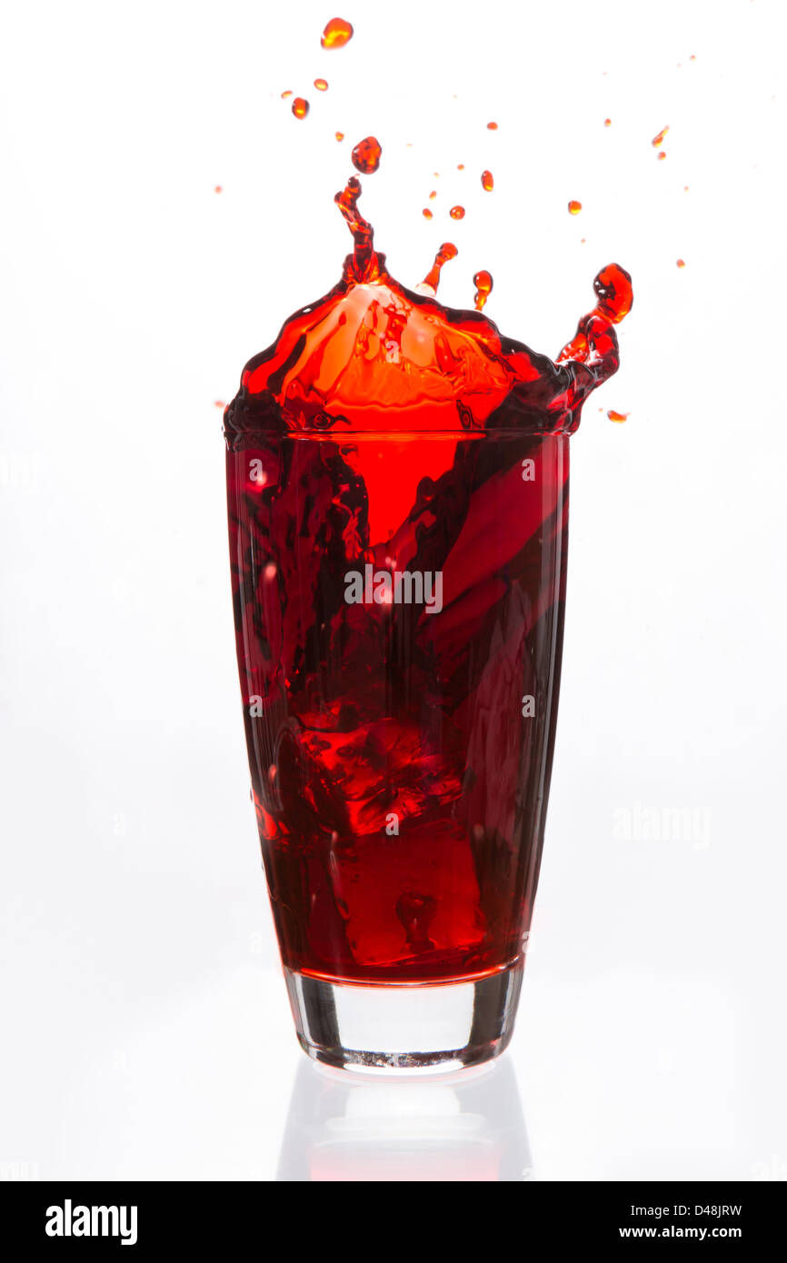 Red liquid glass hi-res stock photography and images - Alamy